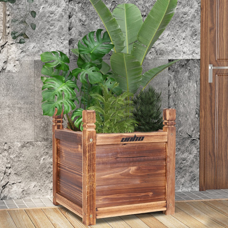 UNHO Professional Raised Planter Box with Leg Indoor Outdoor Elevated ...