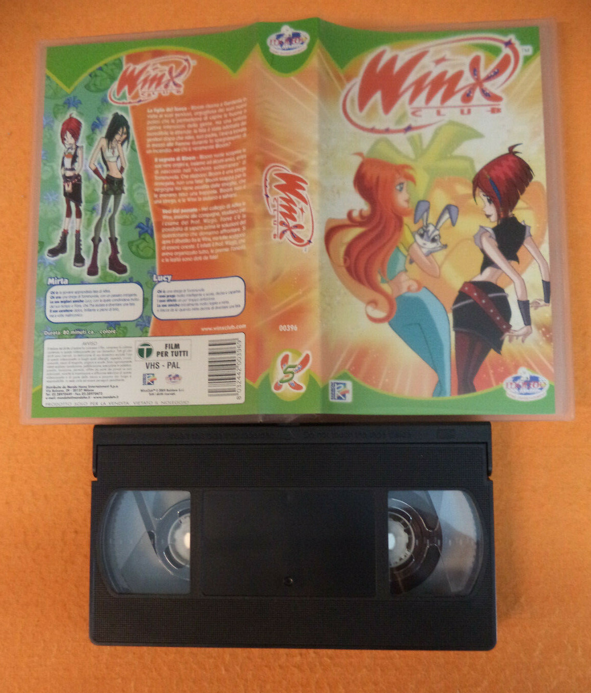 VHS film WINX CLUB 5 animazione 2004 MONDO 00396 Mirta Lucy (F133) no ...