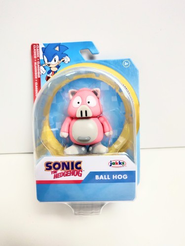 Sonic the Hedgehog BALL HOG-2.5" Pink Pig Mini Figure-Jakks NIB Free ...
