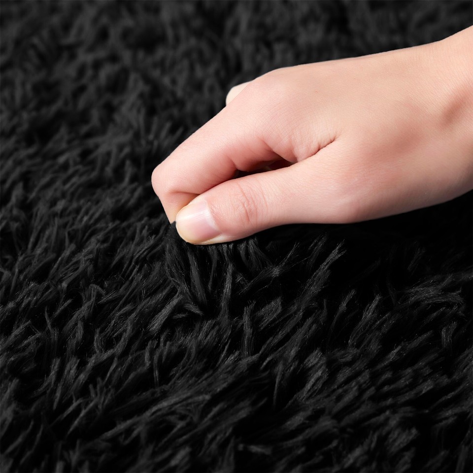 Non Slip Shaggy Indoor Door Mat Dirt Trapper Entrance Rug Washable ...