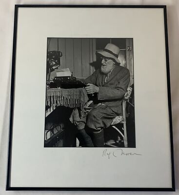SIGNED 8x10 photo in 14x16.5 frame ~ GEORGE BERNARD SHAW writing by ...