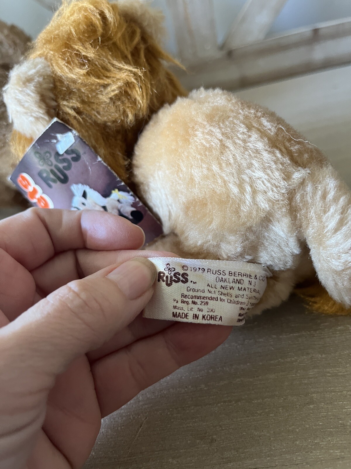 Vintage 1978 Russ Brown Koala Bear Stuffed Animal Plush 5" Luv Pets ...