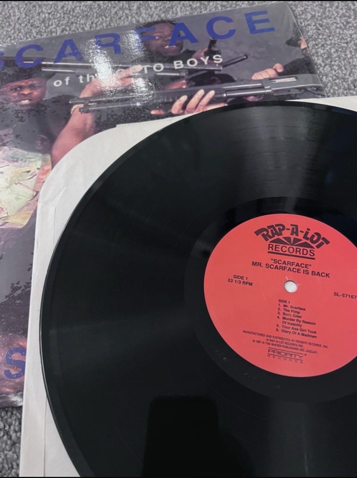 Scarface Mr Scarface Is Back Geto Boys Hip Hop Vinyl Lp OG PRESS NM ...