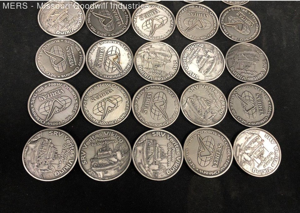 Lot of SRV 1998 Metal Veritas Viking New Orleans Harbor Collectible ...