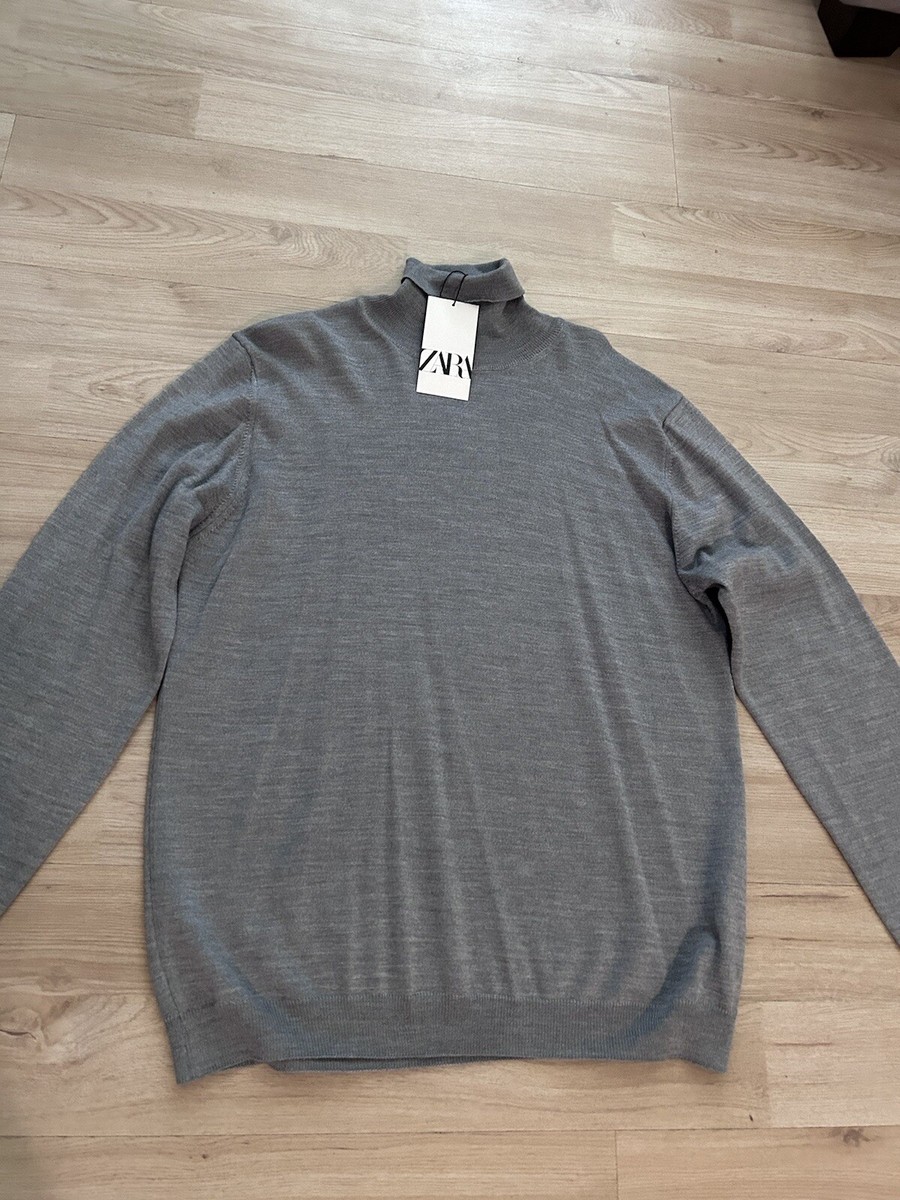 Zara Men's Gray Turtleneck Sweater Size XL NWT | eBay Zara Men's Gray Turtleneck Sweater Size XL NWT | eBay