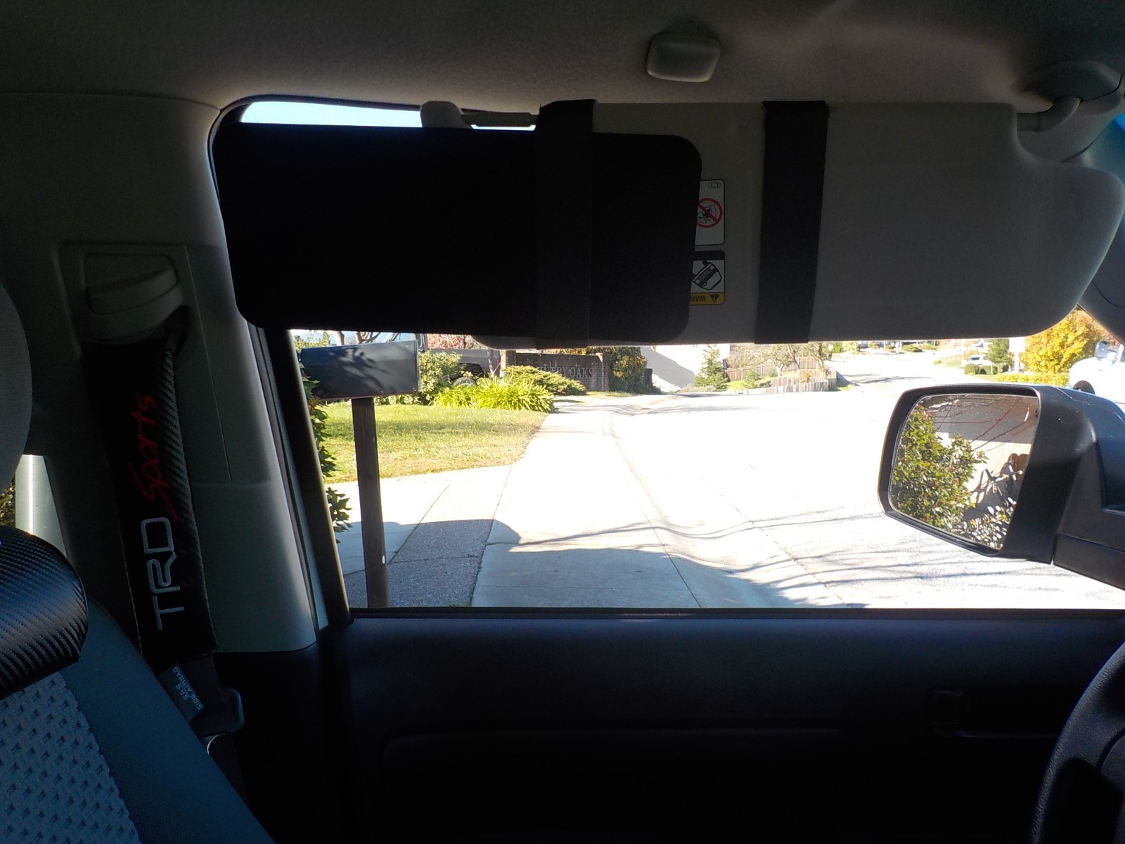 1 set Dark Gray Extenders to Block Side Window Sun fit Ford pickup Sun ...