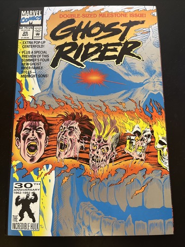 Ghost Rider #25 (1992, Marvel) Double-Sized Milestone Issue! | eBay