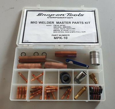 Snap-On Mig Welder Master Parts Kit Snapon Tools Part Number MPK-10 ...