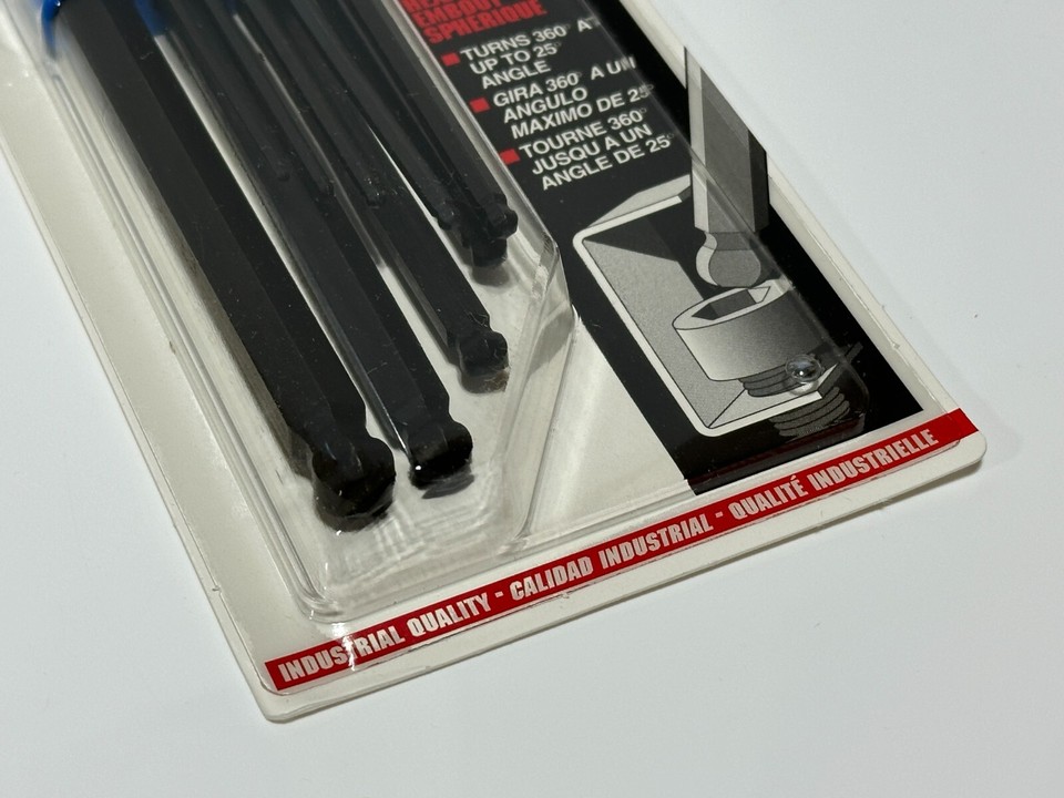 Snap-On Tools USA BHM9A 9pc Metric L-Shaped Ball Hex Wrench Set, 1.5mm ...