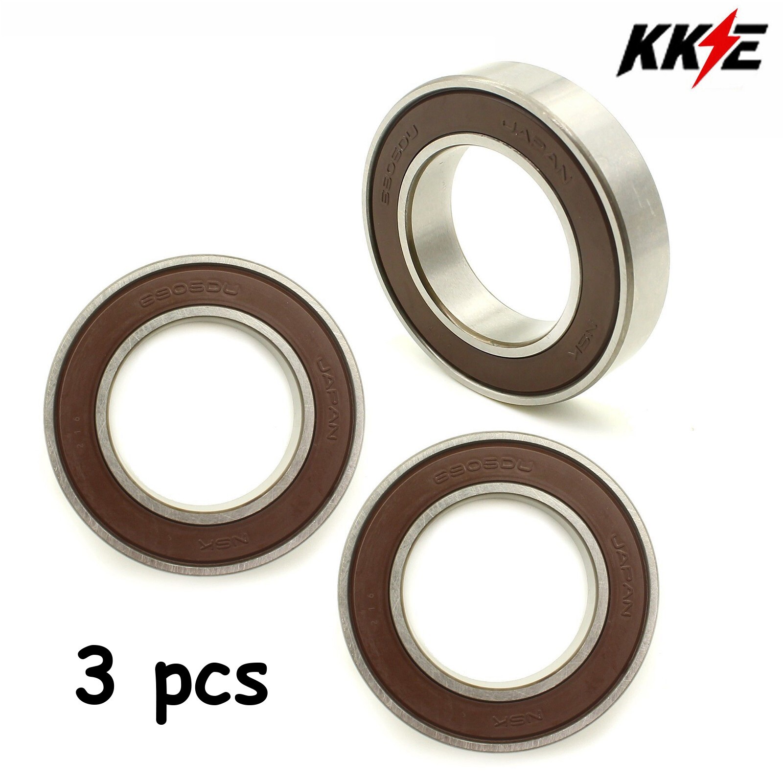NSK 6905 Bearings 3 pcs for Rear Wheel KX250F KX450F 06-18 CRF250R ...