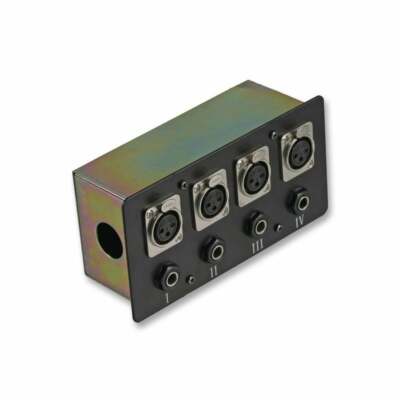 Pulse AV Connection Box 4 x XLR, 4 Jack Sockets PLS00514 | eBay UK