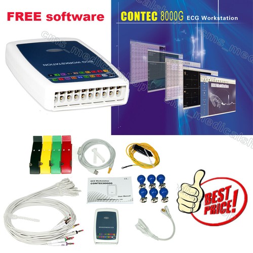ECG Workstation System,Portable 12-lead Resting PC based EKG Machine ...