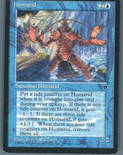 Magic the Gathering MTG Fallen Empires Homarid (Wackwitz) # | eBay