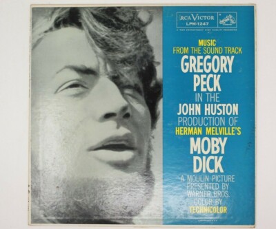 Orig Soundtrack MOBY DICK NMint RCA Gregory Peck MELVILLE Sainton ...