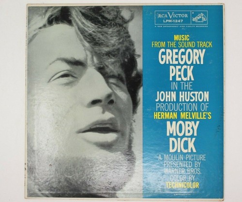 Orig Soundtrack MOBY DICK NMint RCA Gregory Peck MELVILLE Sainton ...