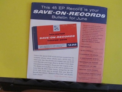 VHTF EP PS 45 Elvis Presley RCA SPA-7-27 Save-On-Records EX / M ...