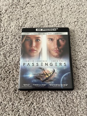 Passengers 4K Ultra HD Blu Ray/Blu Ray (2016) Chris Pratt No Code ...