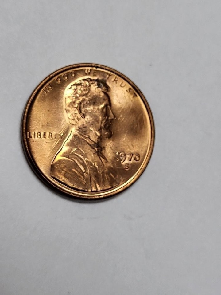 1970 S SMALL DATE Lincoln Cent FLASHY Uncirculated !! | eBay