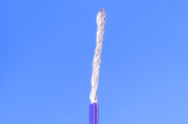 500 ft 1-Conductor 22 AWG ETFE Jacket Silver-Plated Wire @ 200*C M22759 ...