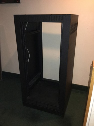 24U Heavy Duty Metal Recording Studio Audio Outboard Gear Rack Wheels ...