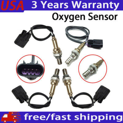 4pcs Oxygen Sensor Upstream+Downstream For 2006-2010 Hyundai Sonata Kia ...