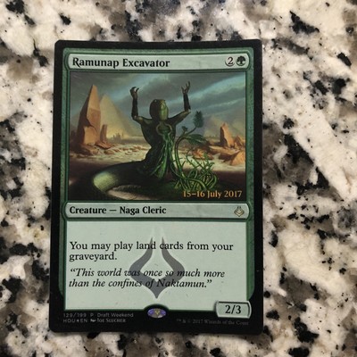 Ramunap Excavator Hour of Devastation Promos Italian FOIL NM/EX MTG ...