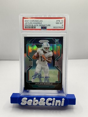 2021 Panini Prizm Chronicles Jaylen Waddle Rookie Auto PSA 8 RC | eBay
