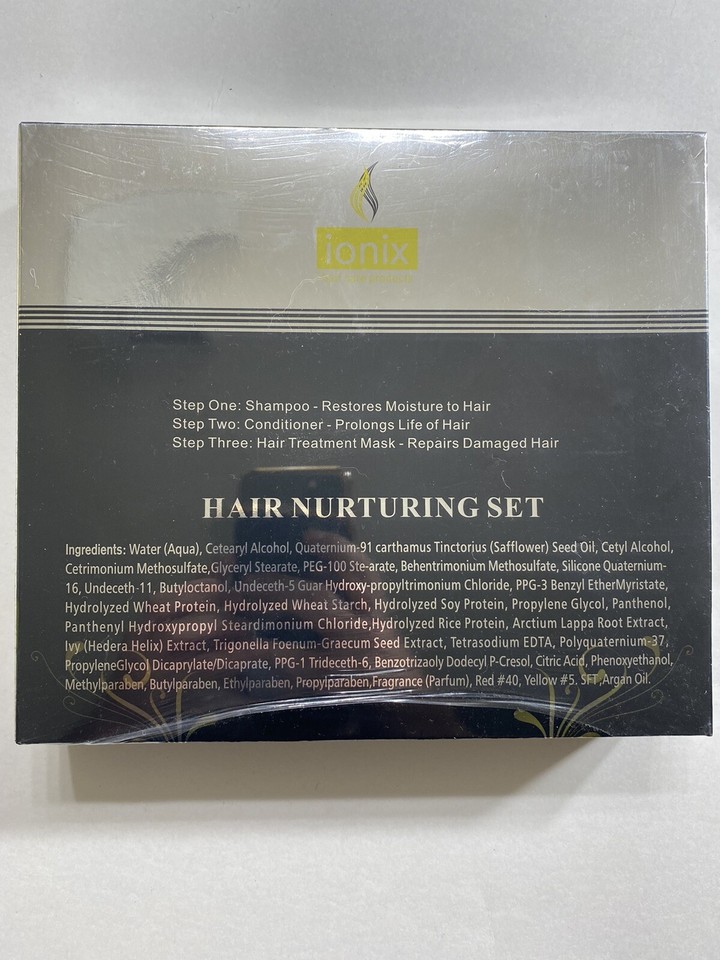 IONIX Organic Shampoo Conditioner Mask Hair Repair Formula Set - New ...