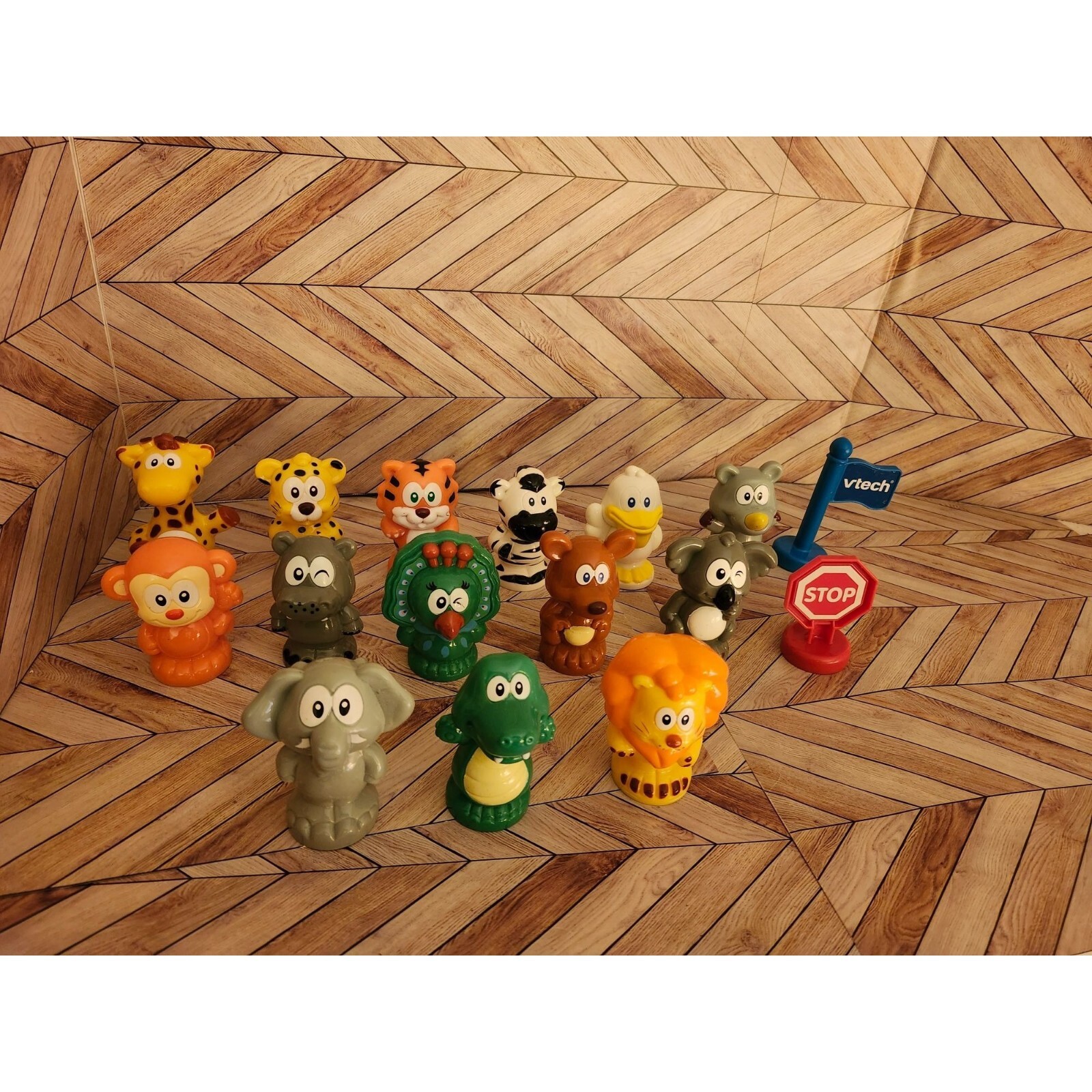 Vetch Smartville Alphabet Train Toy Animals Signs Replacement Parts Lot ...