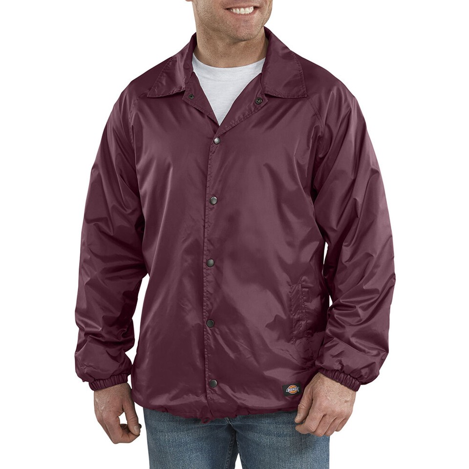 Dickies Men's 76242 Snap Front Windbreaker Water Resistant Jacket | eBay UK
