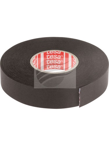 Tesa Pack 1 High Temp & Abrasion Black Cloth Tape 150C 19mm X 25M ...