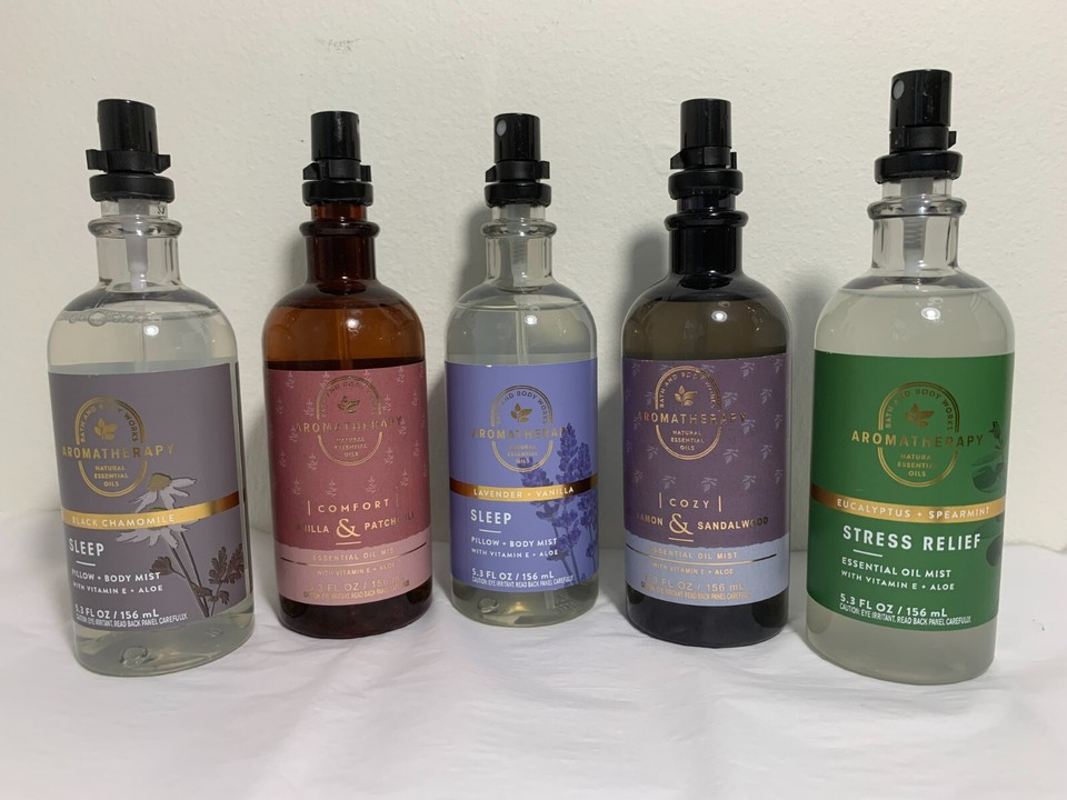 Bath and Body Works Aromatherapy Essential Oil Mist 5.3 oz - CHOOSE ...