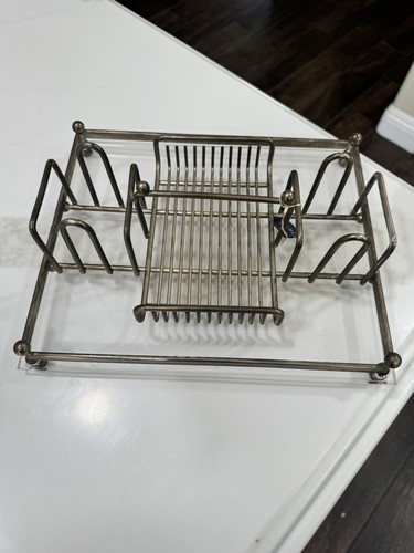 Vintage Oneida Rogers Silverplated Buffet Caddy & Lucite Flatware ...