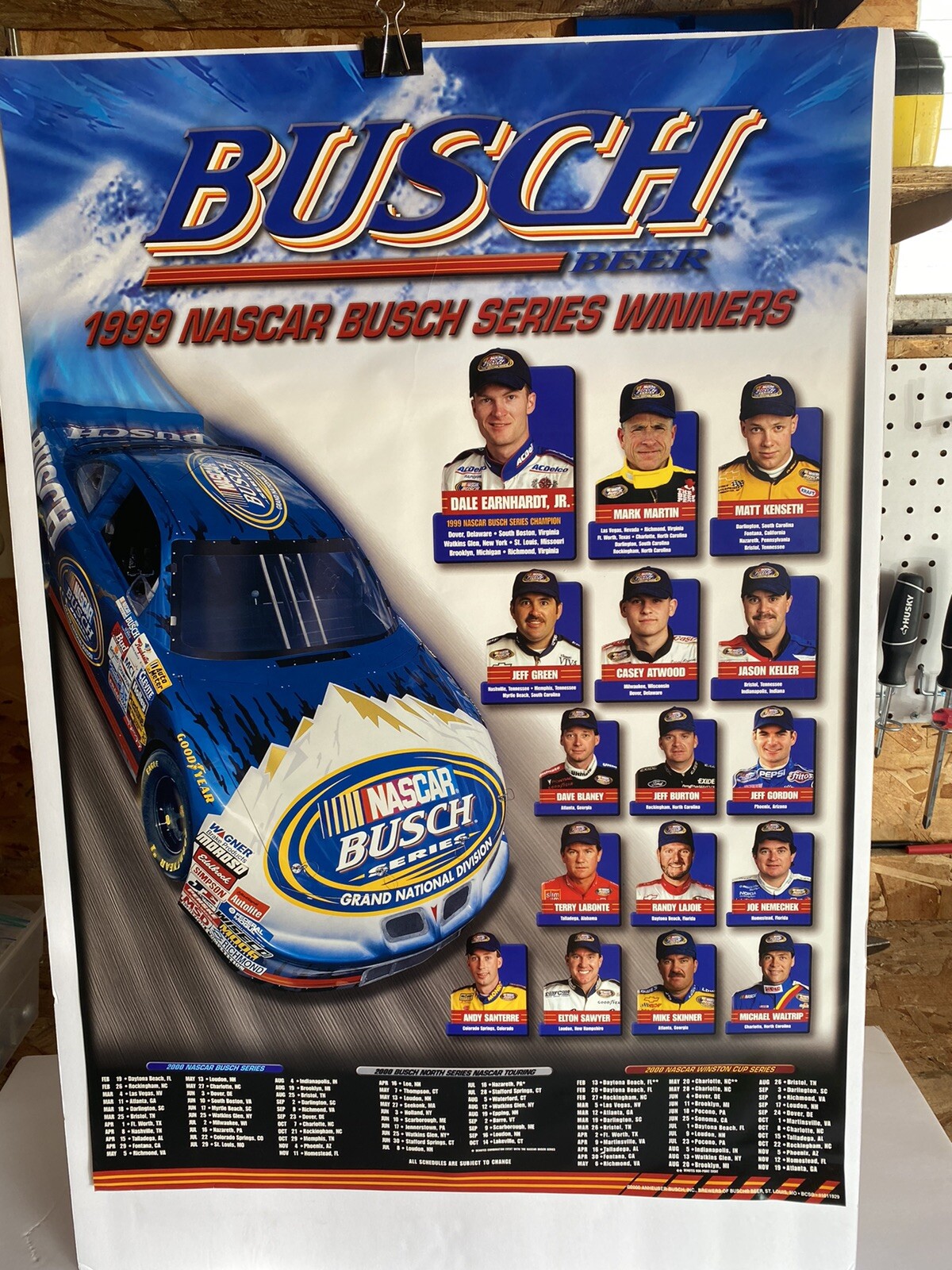 Dale Earnhardt Jr. 1999 NASCAR Busch Beer Racing WINNERS Posters 19”x27 ...