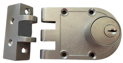 Double Cylinder Deadlock Complete with 2 keys Satin Chrome - S205AL ...