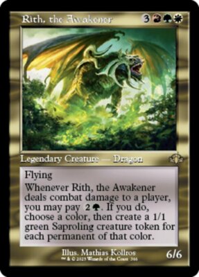 MTG - Rith, the Awakener - Retro Frame - Dominaria Remastered - NM ...