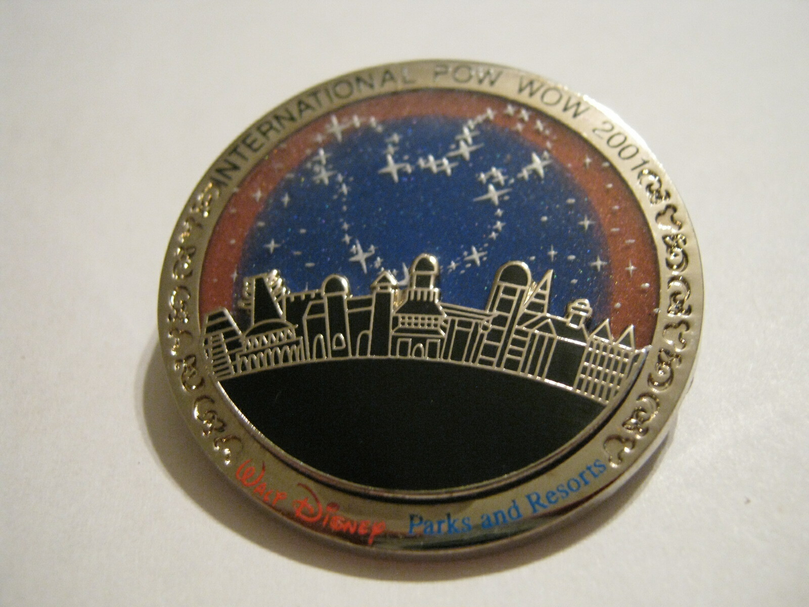 Disney EPCOT 2001 International POW WOW 1.5" Lapel Pin | eBay