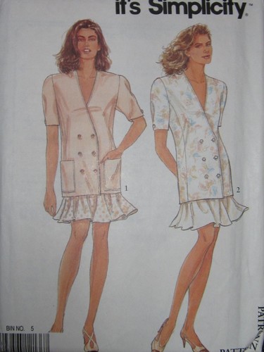 7671 Vintage Simplicity Sewing Pattern Misses SO EASY Jacket & Flared ...