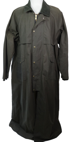 Filson Tin Cloth Duster Coat Jacket Oilskin Waxed 465N Men Size 2XL ...