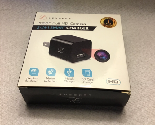 USB Charger with Full HD Dome Camera - Premium 1080p Cam with Motion ...