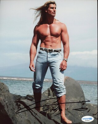 Fabio Lanzoni signed autographed 8x10 photo Italian American Model ACOA ...