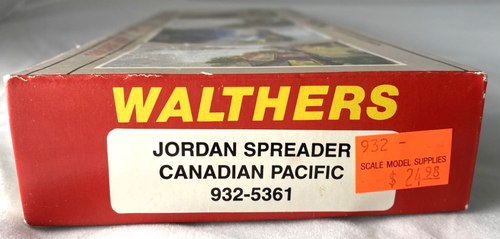 Walthers Ho Canadian Pacific Jordan Spreader 932-5361 Kit sealed in box ...