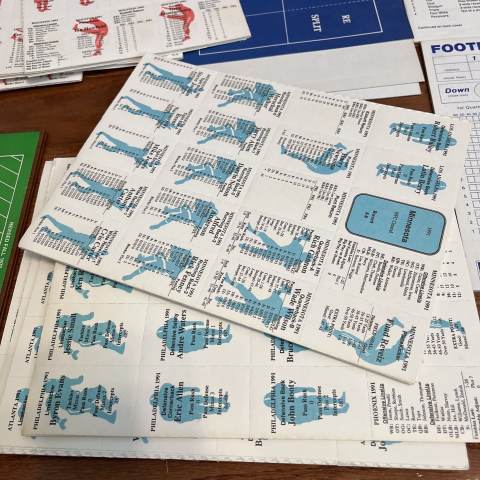 Statis Pro Football Avalon Hill Board game 1981 | eBay