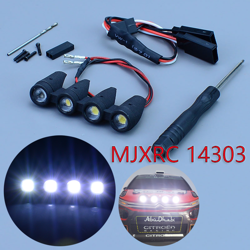 LED 5V Front Cover Spotlight for HYPER GO 1/14 MJXRC 14303 C3 WRC RC Car | eBay