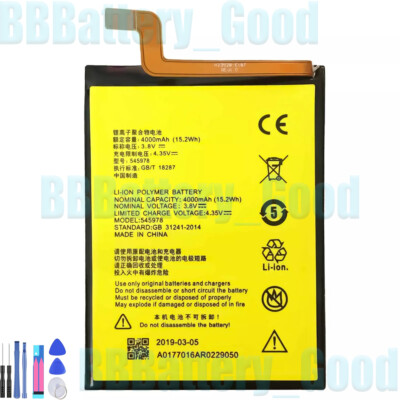 Replacement Battery For ZTE Blade 545978 Blade A601 A601N BA601 BA601N ...