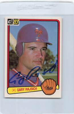 1983 Donruss #599 Gary Rajsich Mets Signed Auto *37946 | eBay