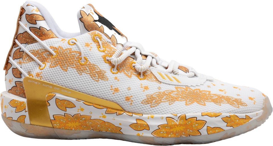 adidas Ric Flair x Dame 7 White Gold Metallic for Sale - Authenticity ...