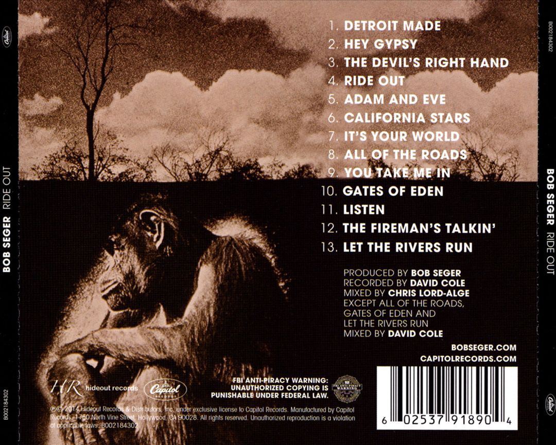 BOB SEGER - RIDE OUT [DELUXE EDITION] NEW CD 602537918904| eBay