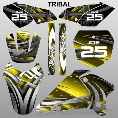 SUZUKI DRZ 125 2001-2007 TRIBAL motocross racing decals set MX graphics ...