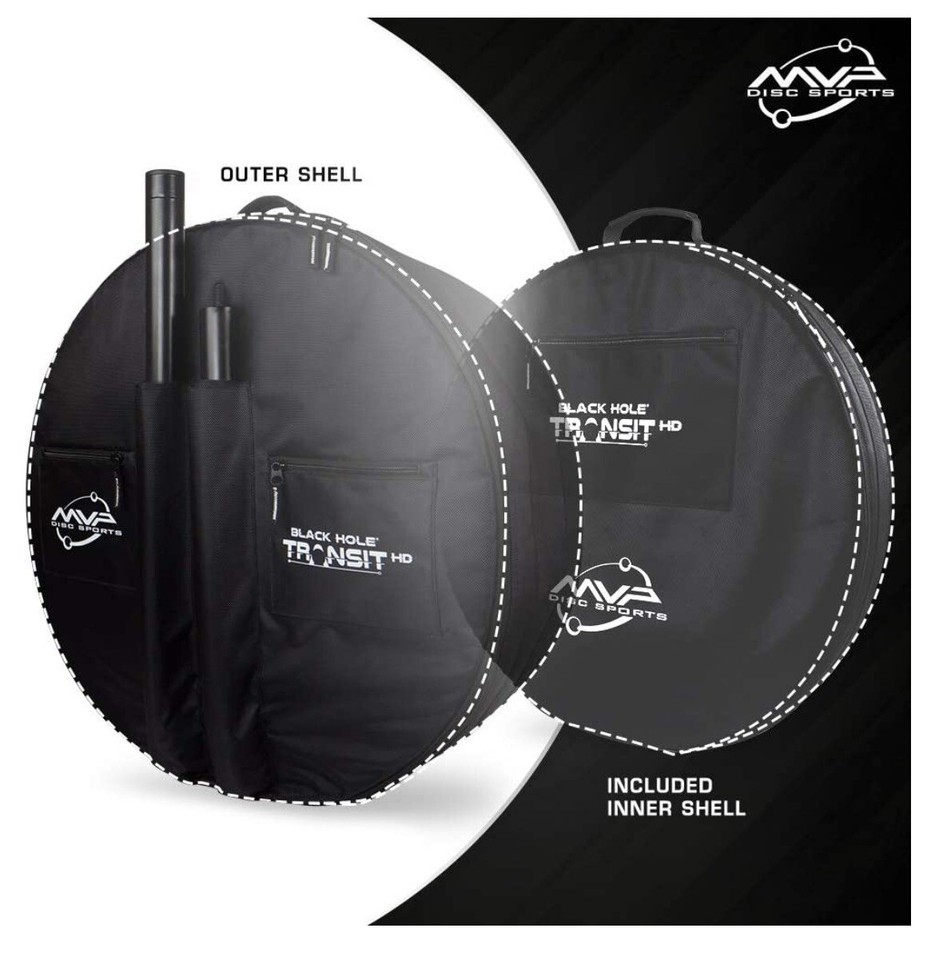MVP MVP-BSKT-BH-PRO Black Hole Pro 24 Chain Portable Disc Golf Basket ...